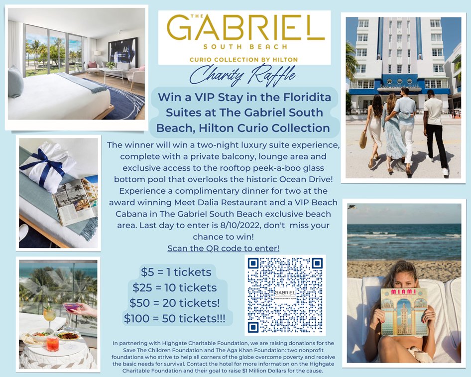 The Gabriel SB VIP Charity Raffle | Raffle Creator