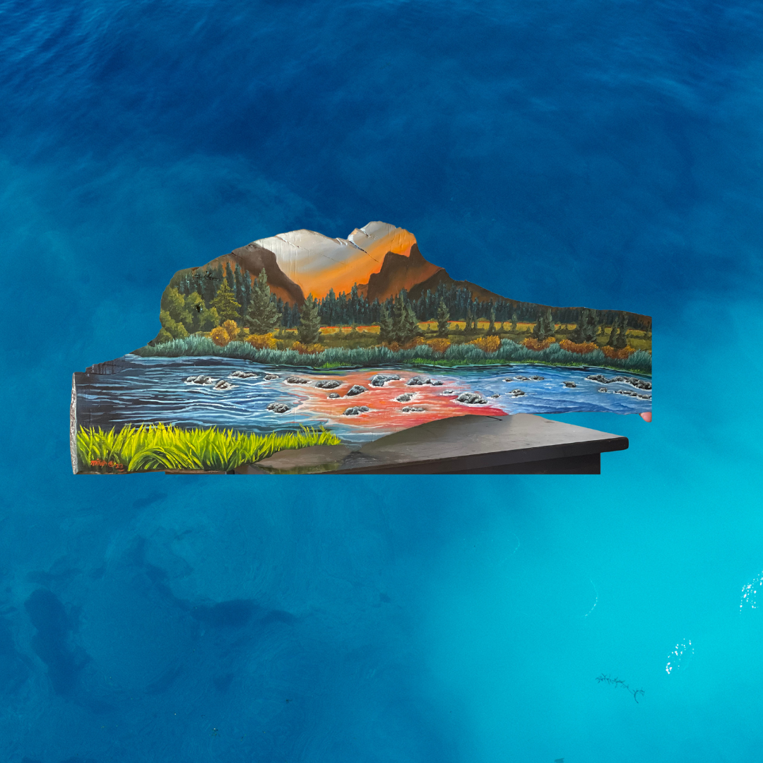 The River - Hand Painted by Mitch Smiley | Raffle Creator
