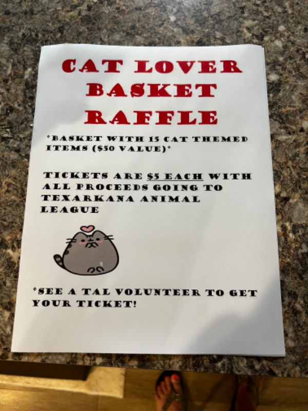 Cat Lover Basket | Raffle Creator