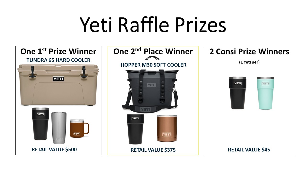5th Annual Friends of Topsail Football Yeti Cooler & Tumblers Raffle ...