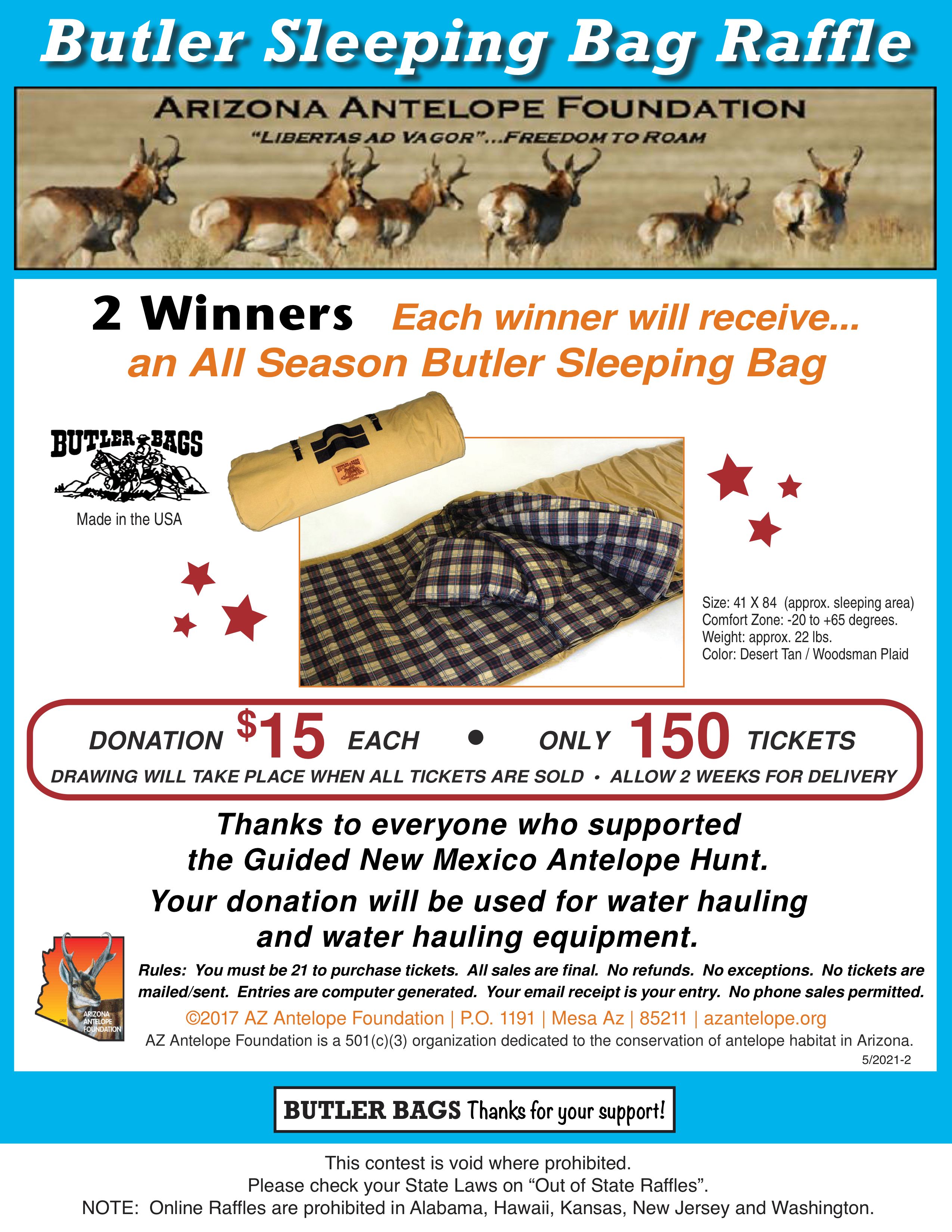 Butler Bag Raffle | Raffle Creator