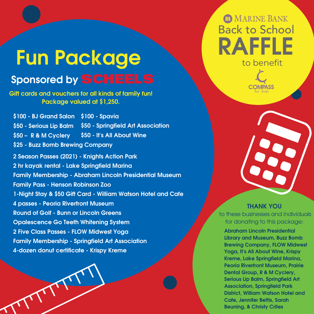 Marine Bank Back to School Raffle | Raffle Creator