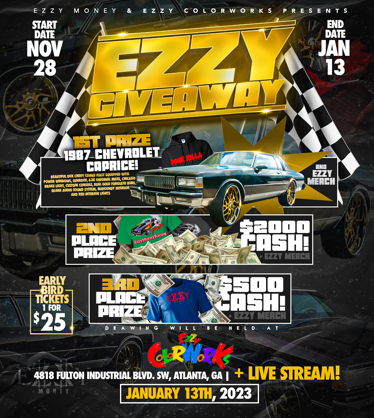 Ezzy Giveaway | Raffle Creator