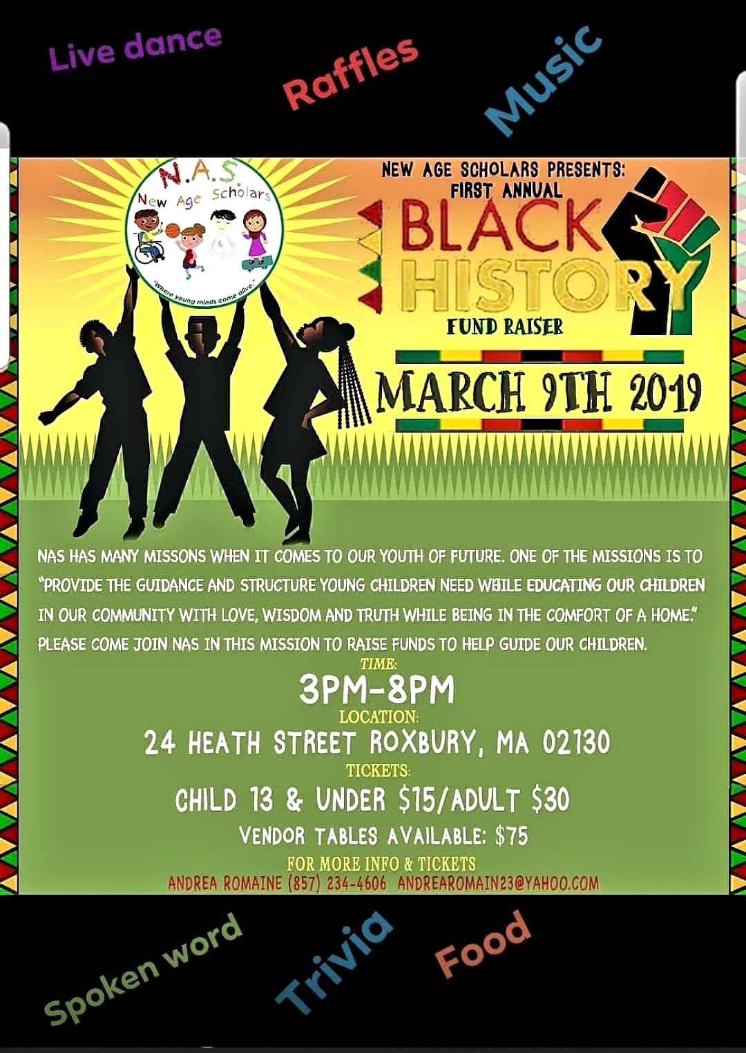 Black History In March | Raffle Creator