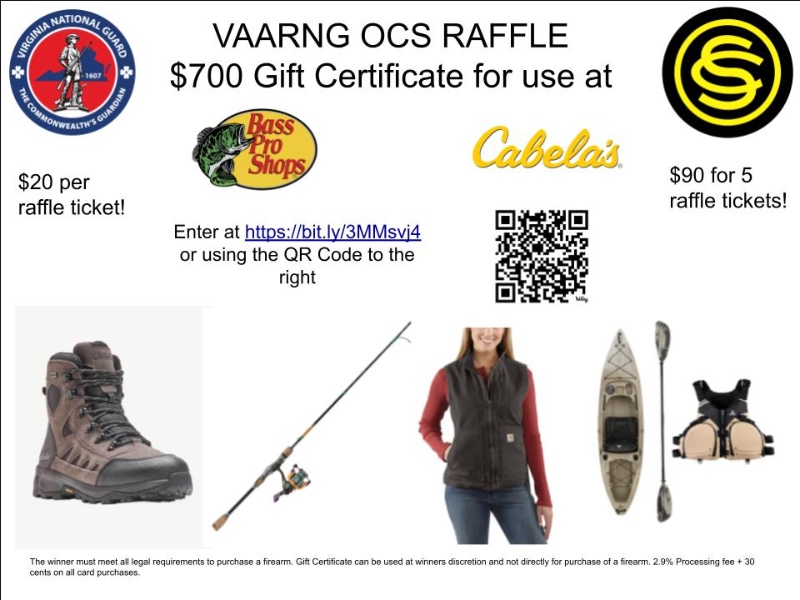 OCS Class 66T Fundraiser | Raffle Creator